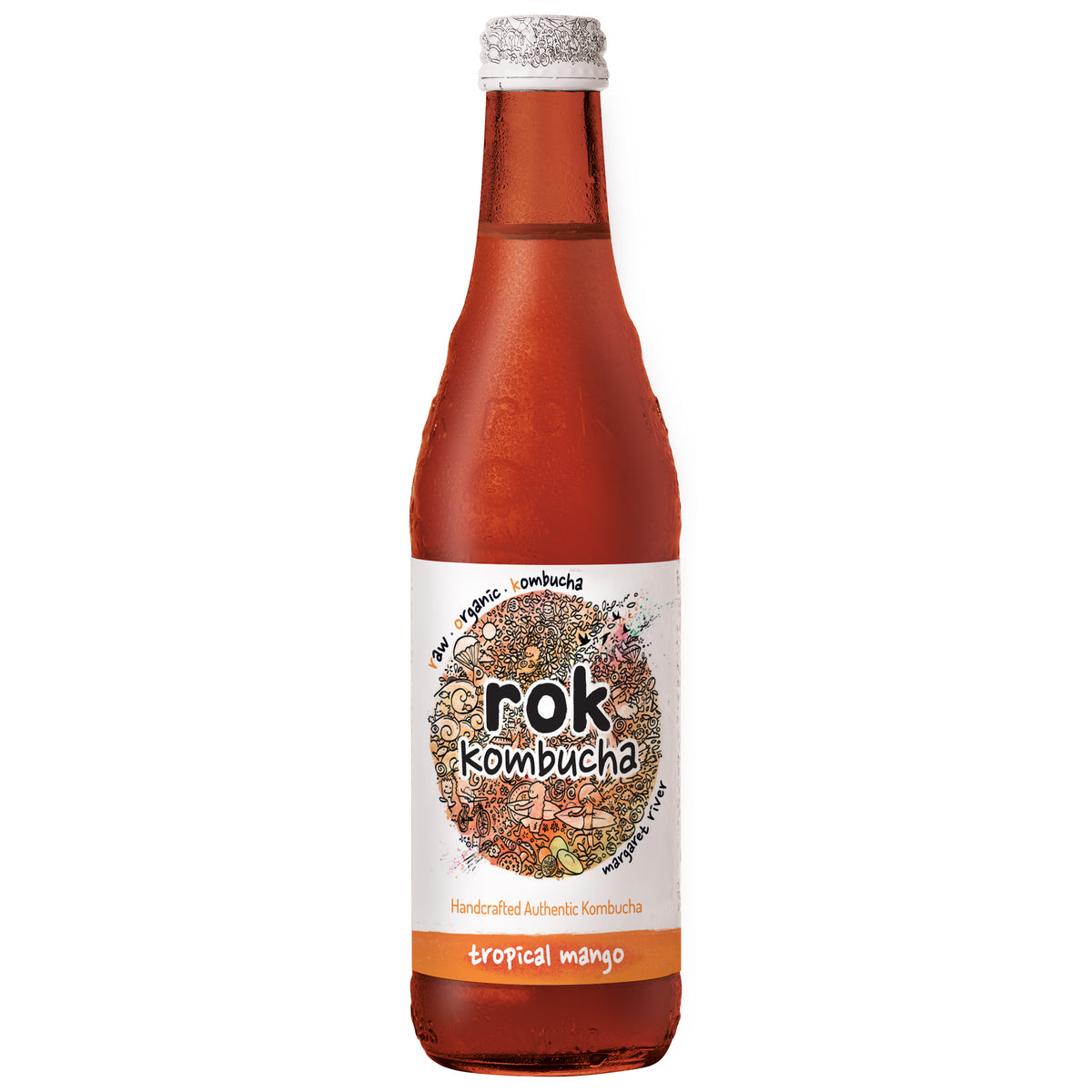 ROK Kombucha Tropical Mango (8 pack) – Made In Perth